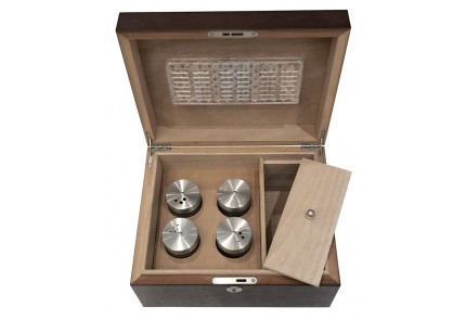 Cannabis Cachet Humidor Marijuana Stash Box with Jars & Storage