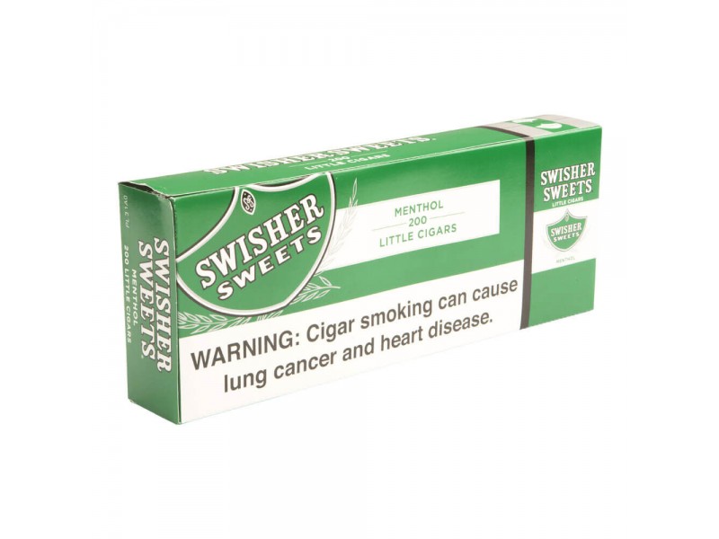Swisher Sweets Little Cigars Menthol Machine Made Cigars | Buy Online ...
