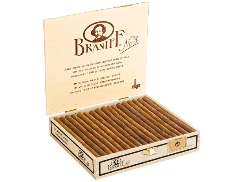 Villiger Braniff Braniff #3 Machine Made Cigars | Buy Online at ...