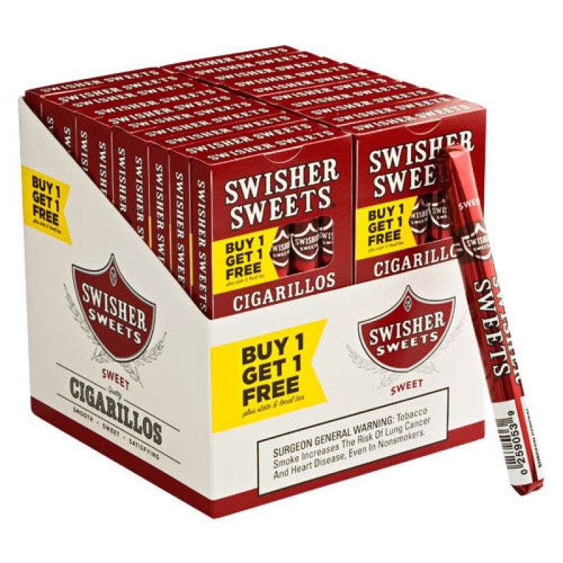 Swisher Sweets Cigarillos Sweets Machine Made Cigars | Buy Online at ...