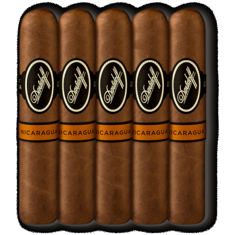 Davidoff Nicaragua Series Short Corona 5-Pack Handmade Cigars | Buy ...