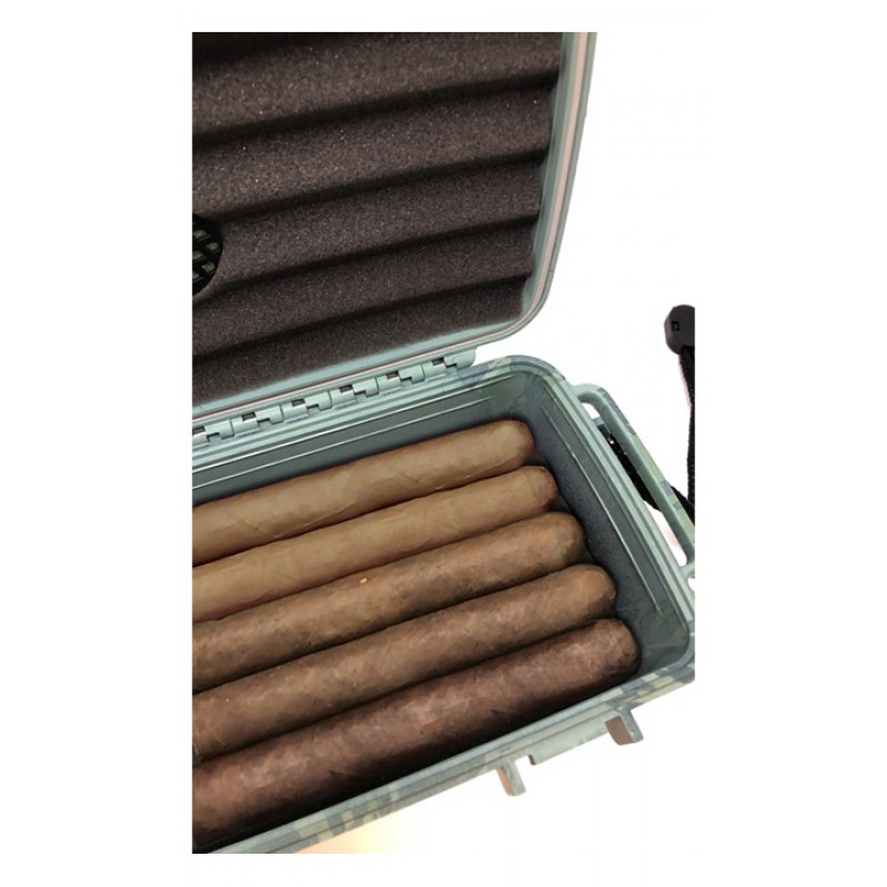 Cigar Safe 5 Camouflage Travel Humidor Camo Heavy Duty Case