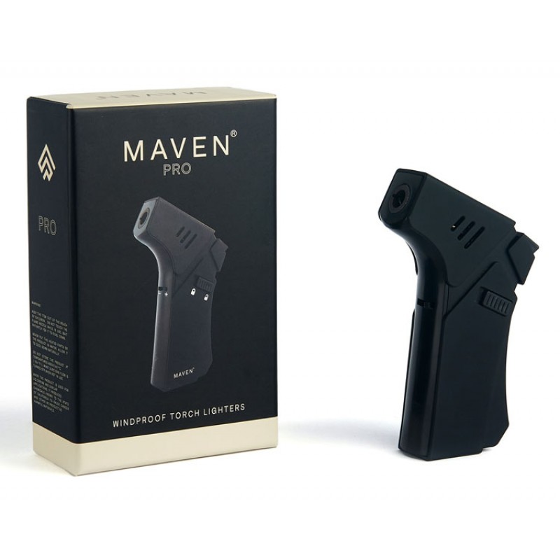 Buy Maven PRO Black Wind-Proof Jet Torch Lighter
