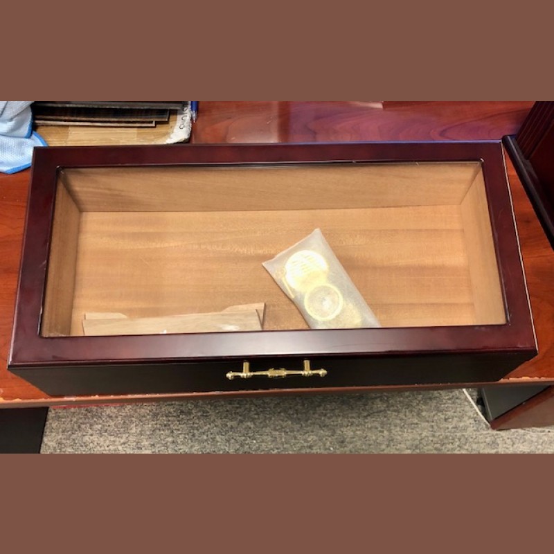 Bartop Humidor - Glass Bar Top Cigar Humidor for Display (Night Club ...