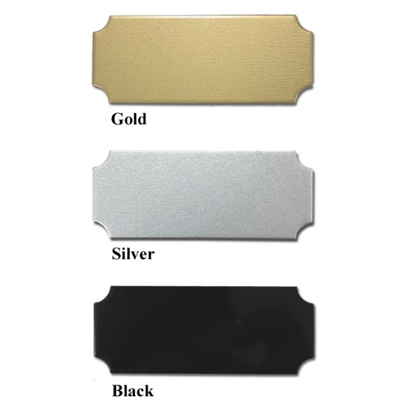 Custom Engraved Name Plates | Gold, Silver & Black