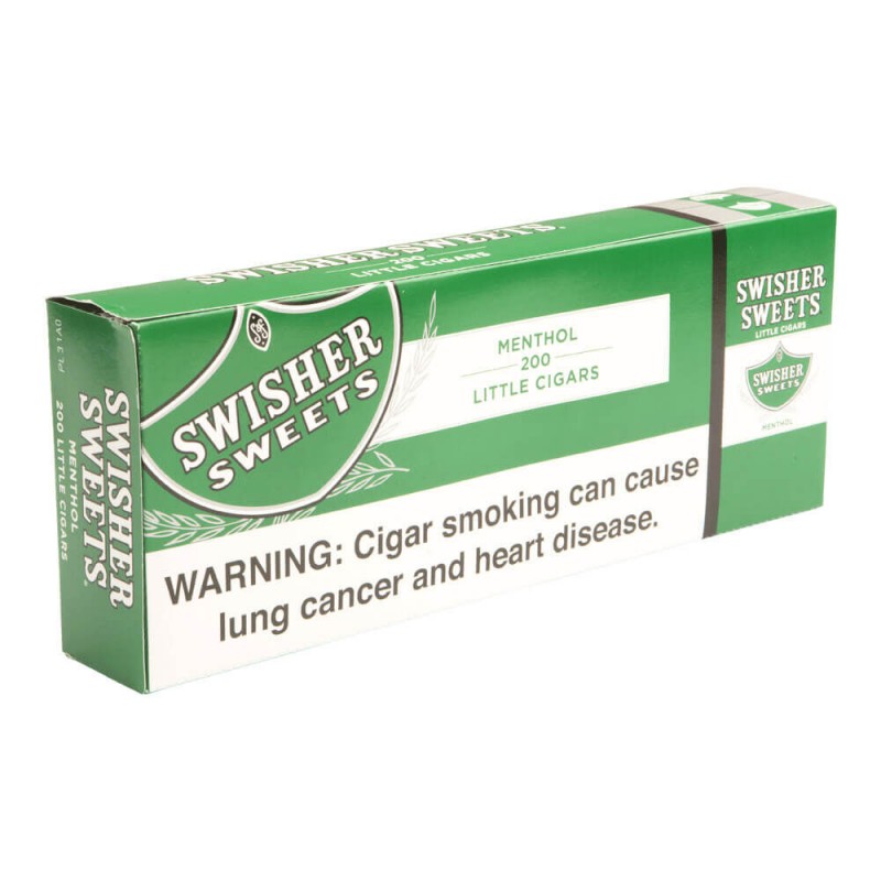 Swisher Sweets Little Cigars Menthol Machine Made Cigars | Buy Online ...