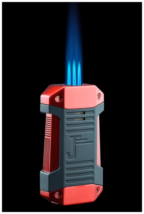 Galleon Triple Torch Lighter with Fold-Out Punch Cutter