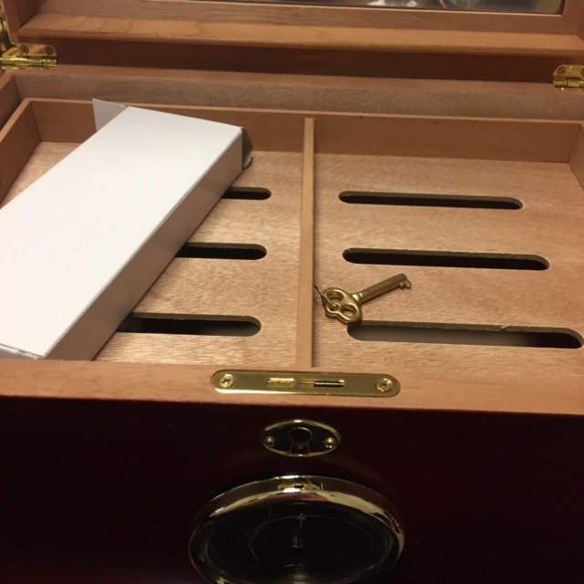 The Bally Cigar Humidor - Glass Top Humidors