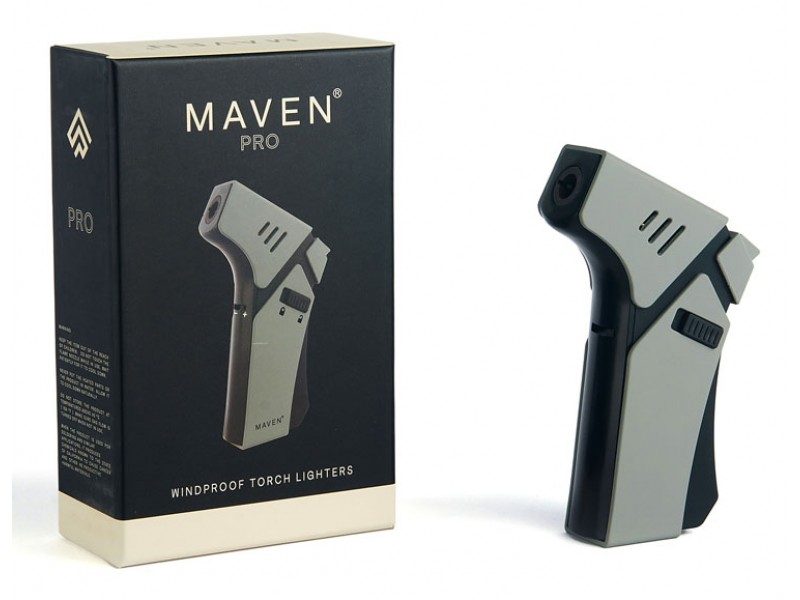 Buy Maven PRO Gray Wind-Proof Jet Torch Lighter