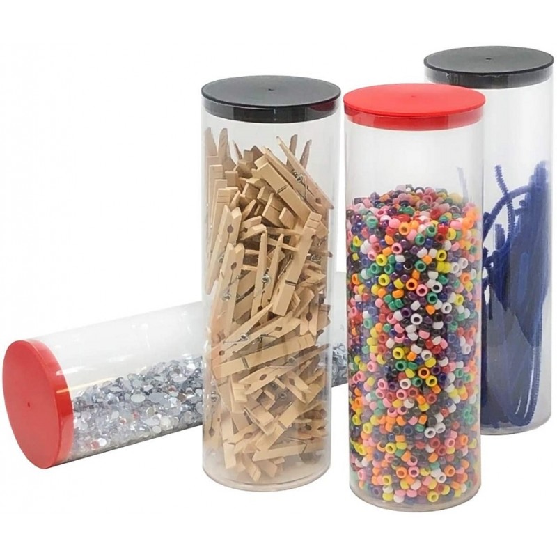 12" Plastic Storage Tubes | Hardware & Small Parts
