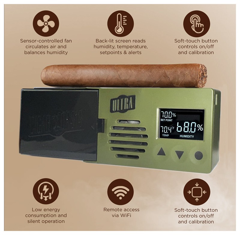 Cigar Oasis Ultra 4.0 | Electric Humidifier System