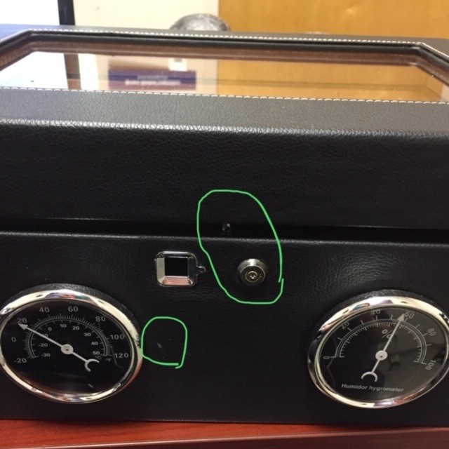 Fingerprint Biometric Lock Humidor SD1 (Imperfect) | Secure Cigar Storage
