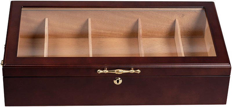 Bartop Humidor - Glass Bar Top Cigar Humidor for Display (Night Club ...
