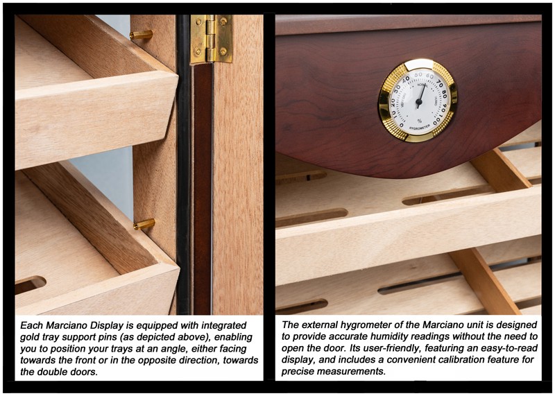 Bar Top Countertop Display Humidor for Commercial Use & Retail Cigar Shops