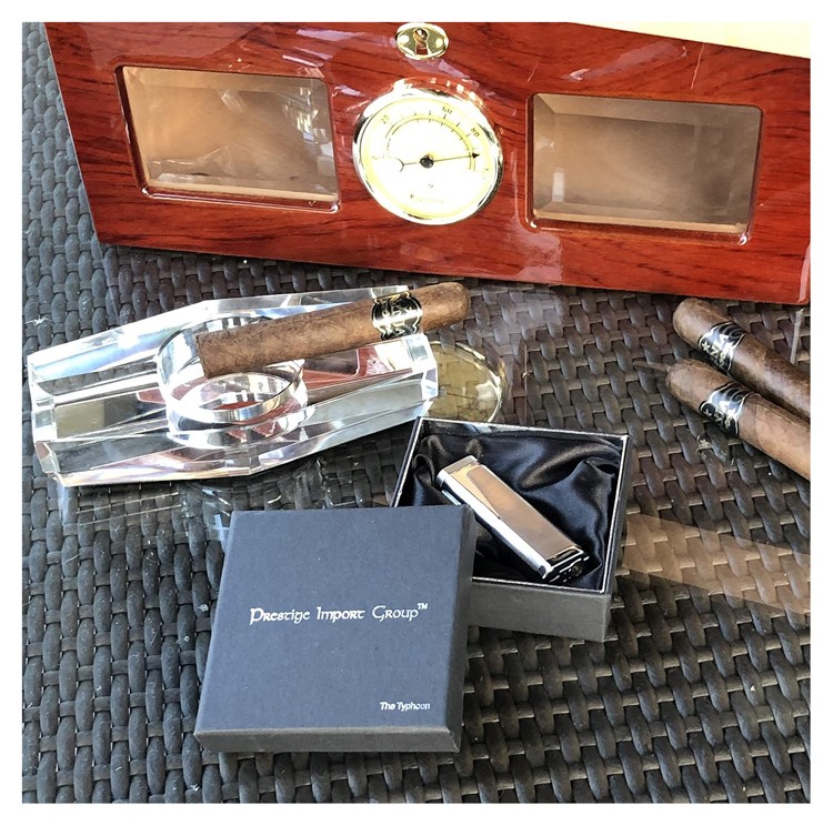 Typhoon Triple Torch Cigar Lighter and Cutter | 1st Class Humidors